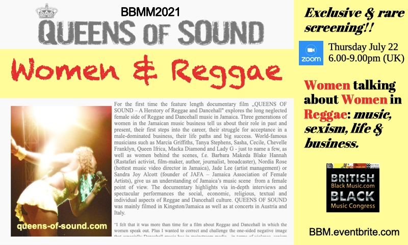 BBMM2021 'Queens Of Sound: Women & Reggae' - Black History Month 2026