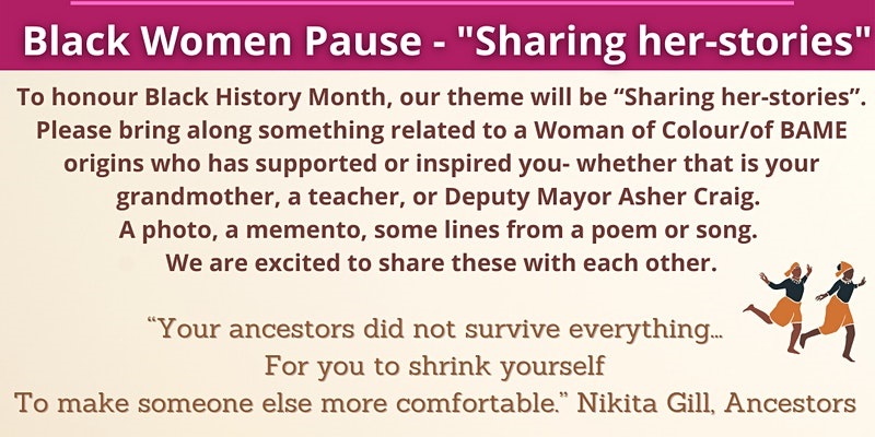 Black Women Pause “Sharing her-stories” - Black History Month 2026