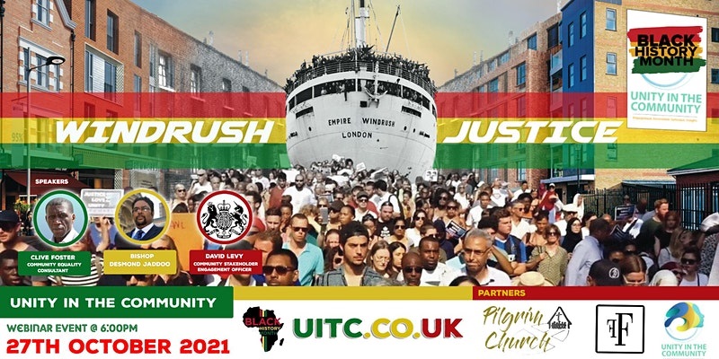 BHM: Windrush Justice - Black History Month 2025