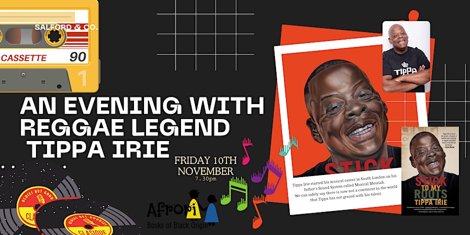 Reggae Legend Tippa Irie Book Launch - Black History Month 2025
